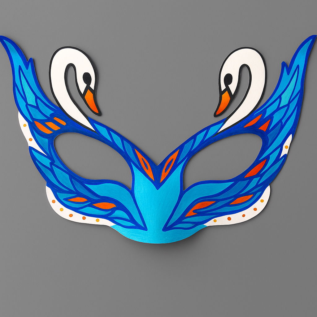 Lesson 1 Design your Swan Mask – Luna Arts & ED LLC